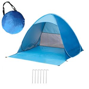 pop up portable beach canopy uv sun shade shelter triangle outdoor camping tent