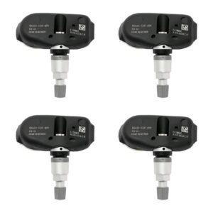 tire pressure sensor 315mhz tpms 4pcs compatible with 04-06 acura mdx 05-08 acura rl pilot & more replaces# 06421-s3v-a04