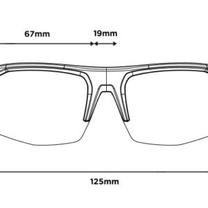 bollé BS004003 Bolt 2.0 S Sunglasses, Black Shiny - TNS