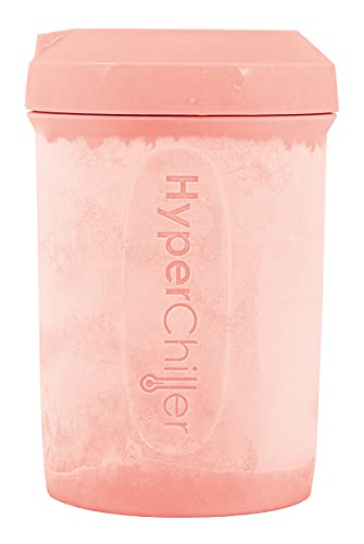 HyperChiller HC2RG Patented Iced Coffee/Beverage Cooler, NEW, IMPROVED,STRONGER AND MORE DURABLE! Ready in One Minute, Reusable for Iced Tea, Wine, Spirits, Alcohol, Juice, 12.5 Oz, Rose Gold