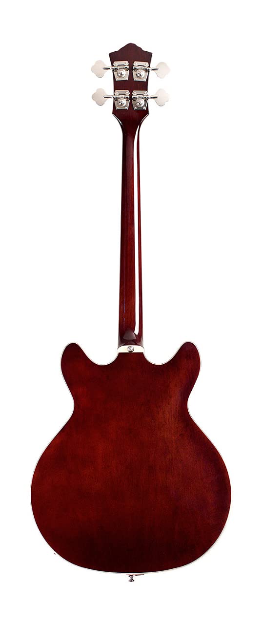 Guild Guitars Starfire I Bass Semi-Hollow Body Double-Cut Bass, Vintage Walnut, Newark St. Collection