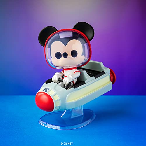 Funko POP Ride Super Deluxe Disney: Walt Disney World 50th - Mickey at The Space Mountain Attraction, Multicolor, Standard, (45343)