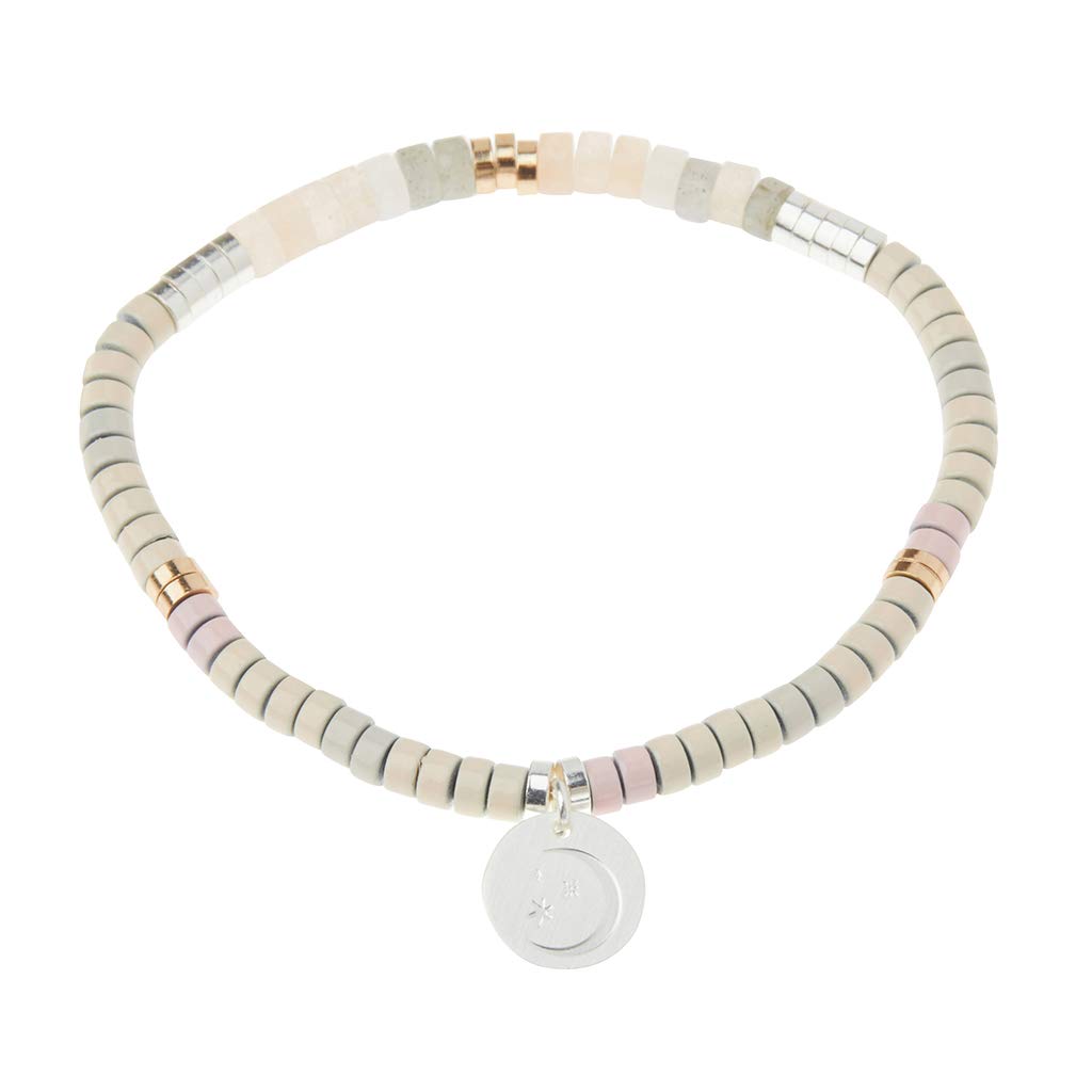 Scout Curated Wears - Intention Charm Bracelet - Moonstone/Silver/Gold