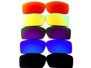 galaxylense replacement lenses for oakley gascan polarized multiple color (black/blue/purple/red/gold)