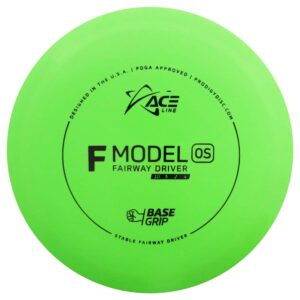 prodigy disc ace line base grip f model os fairway driver golf disc [colors may vary] - 170-176g