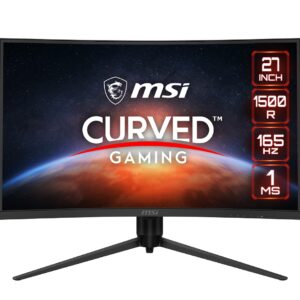 MSI G27CQ4, 27" Gaming Monitor, 2560 x 1440 (QHD), VA, 165Hz, FreeSync, HDMI, Displayport, Tilt