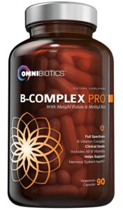 vitamin b complex pro - high potency b complex supplement with methyl b12, methyl folate, and complete b complex (b1, b2, b3, b5, b6, b7, b8, b9, b12) - vitamin b complex capsules - 90 vegan capsules