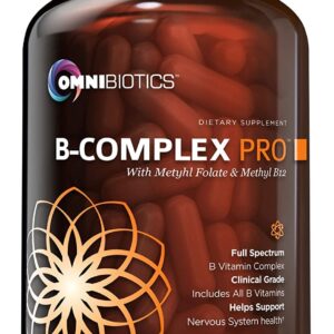 Vitamin B Complex PRO - High Potency B Complex Supplement with Methyl B12, Methyl Folate, and Complete B complex (B1, B2, B3, B5, B6, B7, B8, B9, B12) - Vitamin B Complex capsules - 90 Vegan Capsules