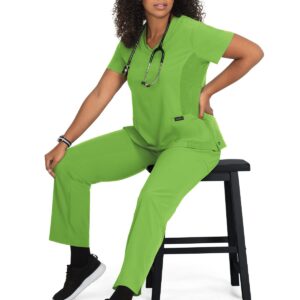 KOI Planet 1034 Women's Longevity Top Green Tea 3XL