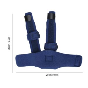 HURRISE Two Fingers Splint, Broken Injury Finger Adjustable Brace, Hand Wrist Training Orthosis For Finger For Finger Splints Finger-Splints Splints Device For Finger Injury