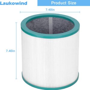 Laukowind Replacement TP02 Air Purifier Filters Compatible with All Dyson Pure Cool Link Models TP01, TP02, TP03, BP01, AM11 Tower Purifier Part # 968126-03 305158-01, 305159-01, 308400-01 (2 Pack)