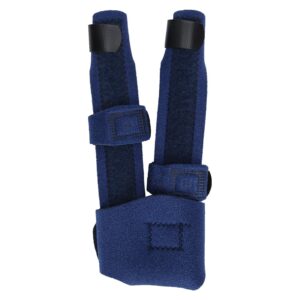 HURRISE Two Fingers Splint, Broken Injury Finger Adjustable Brace, Hand Wrist Training Orthosis For Finger For Finger Splints Finger-Splints Splints Device For Finger Injury