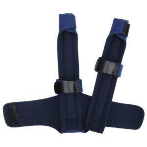 HURRISE Two Fingers Splint, Broken Injury Finger Adjustable Brace, Hand Wrist Training Orthosis For Finger For Finger Splints Finger-Splints Splints Device For Finger Injury