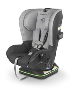 uppababy knox convertible car seat / rear facing and forward facing / intuitive safety features / koroyd + cleantech technology / removeable cup holder included / jordan (charcoal mélange)