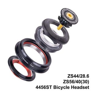 Vbestlife Bike Headset Top Bearings 44mm 56mm Bike Front Fork Headset Tapered for Mountain Road Bike Spare Parts Supplies