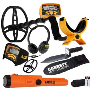 garrett ace 400 metal detector pro-pointer at pinpointer & edge digger