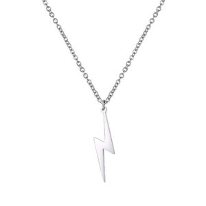 rostivo necklace for women and men cute harry potter lightning bolt pendant necklace choker