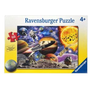 ravensburger explore space 60 piece jigsaw puzzle for kids - 05162 - every piece is unique, pieces fit together perfectly