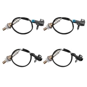 o2 oxygen sensor upstream downstream 4pcs compatible with chevy suburban gmc sierra & more replaces# 234-4012, 234-4018