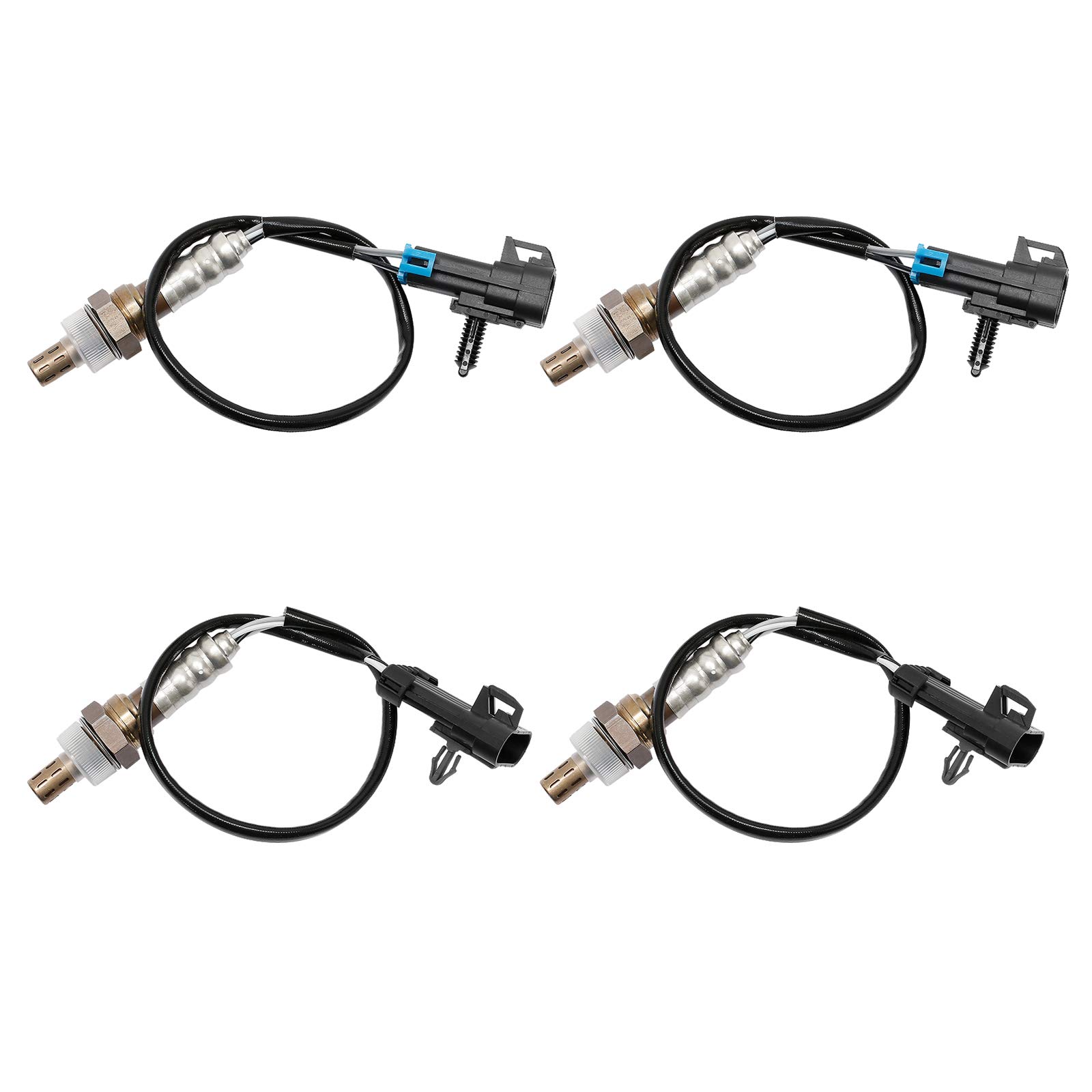 O2 Oxygen Sensor Upstream Downstream 4Pcs Compatible with Chevy Suburban GMC Sierra & More Replaces# 234-4012, 234-4018