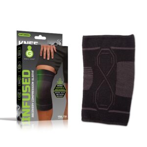 green drop professional knee brace - compression sleeve support for men & women - breathable patented medical grade natural relief herb-infused support for sports, running, injury recovery, arthritis