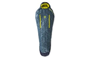 nemo kayu | men's 30 degree down sleeping bag, fortress/lumen, long