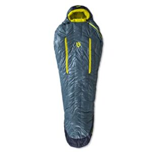 Nemo Kayu | Men's 30 Degree Down Sleeping Bag, Fortress/Lumen, Long