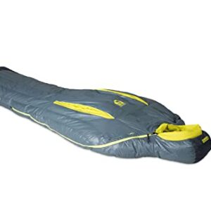 Nemo Kayu | Men's 30 Degree Down Sleeping Bag, Fortress/Lumen, Long