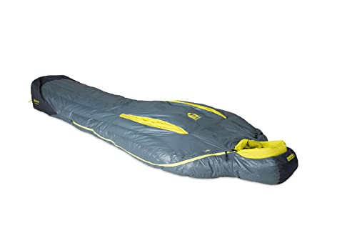 Nemo Kayu | Men's 30 Degree Down Sleeping Bag, Fortress/Lumen, Long