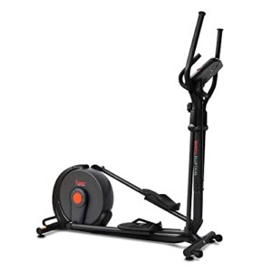 sunny health & fitness power stride smart elliptical machine trainer with 16-level magnetic resistance, advanced flywheel and exclusive sunnyfit® app enhanced bluetooth connectivity - sf-e321005