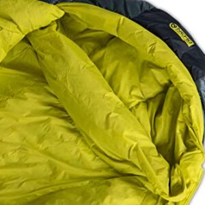 Nemo Kayu | Men's 30 Degree Down Sleeping Bag, Fortress/Lumen, Long