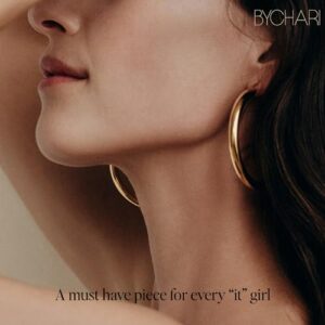 BYCHARI Large Sade Hoops