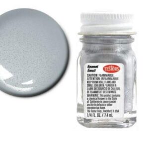 Make Your Day Testors Metallic Enamel Paint Variety with Thinner, 1/4 fl oz (Pack of 8) Paintbrushes