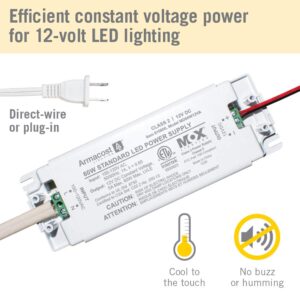 Armacost Lighting 810600 12 Volt LED Power Supply, 60 Watt, White