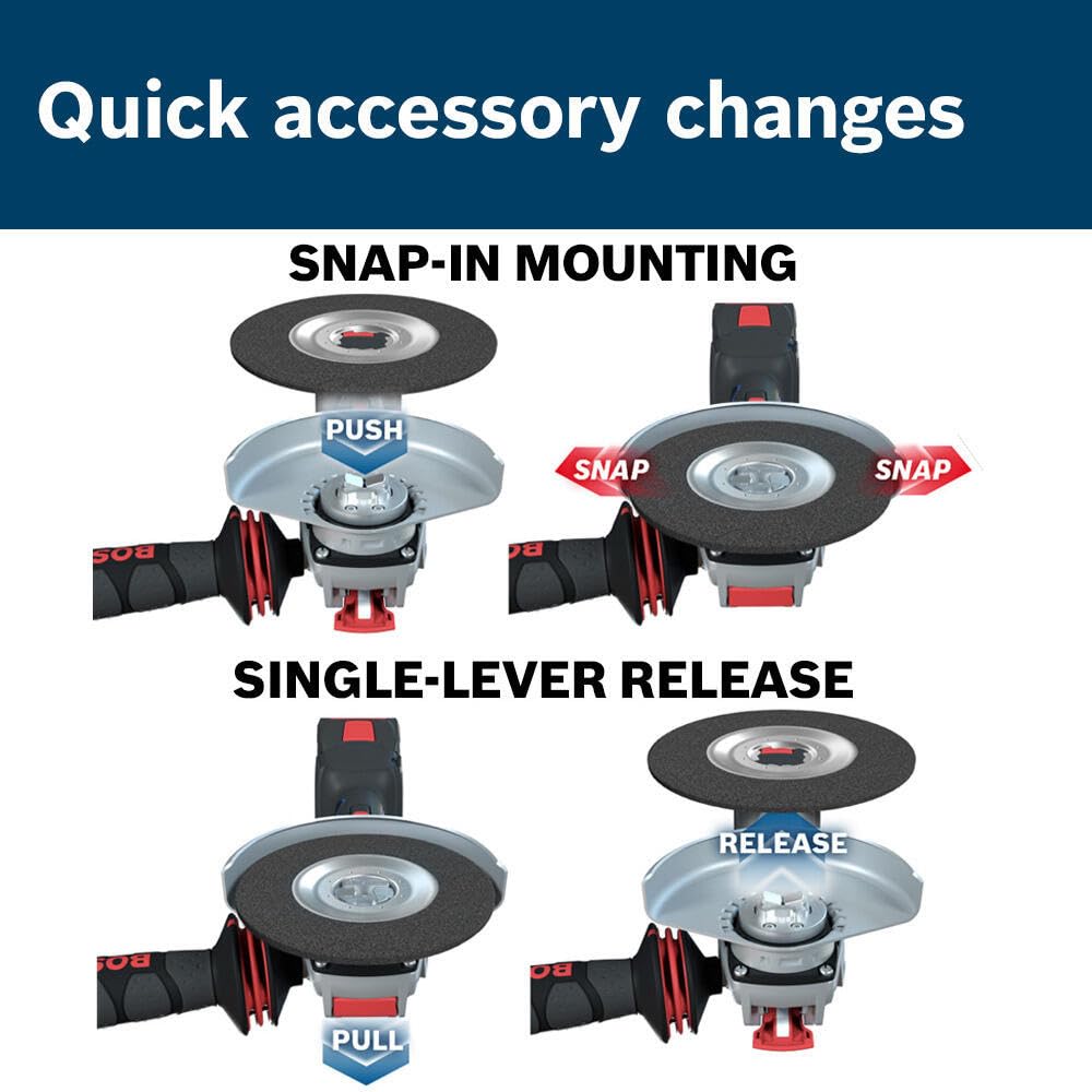 BOSCH CMWX500 5 In. X-LOCK Carbide Multi-Wheel Compatible with 7/8 In. Arbor for Applications in Cutting Wood, Wood with Nails, Plastic, Plaster