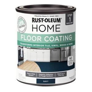 rust-oleum 365931 floor coating base coat navy quart