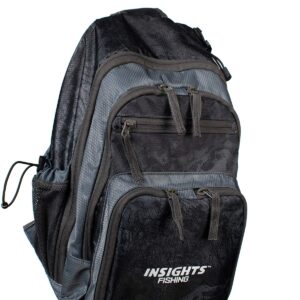 Insights Fishing Versatile One Shoulder Sling Pack - Dual Access Pack Entry Holds 3600 or 3700 Size Tackle Boxes