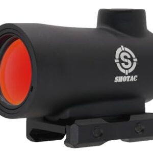 SHOTAC Red Dot Sight ST001, Submersible to 7 feet (2 Meters) IPX8 Waterproof & Shockproof Over 12,000 Rounds of .223