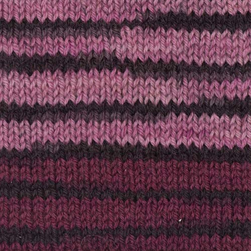 Patons Yarn Kroy Socks Yarn, 2-Pack, Amethyst Stripes Plus Pattern