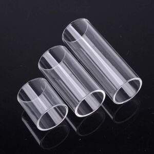 ccHuDE 3 Pcs 51MM 60MM 70MM Glass Guitar Slides Guitar Finger Slides for Bass Electric Guitar