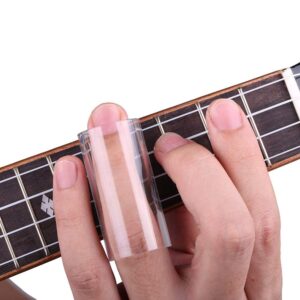 ccHuDE 3 Pcs 51MM 60MM 70MM Glass Guitar Slides Guitar Finger Slides for Bass Electric Guitar