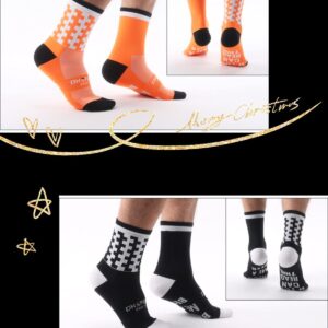 GuaziV Cycling Socks for Men & Women，Colorful Compression Hiking Socks Running Socks for Travelling, Walking, Climbing