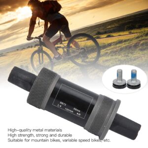 Alomejor Bike Bottom Bracket 68mm Bike Sealed Bottom Bracket Taper Metal Bearing for Mountain Bike with Screws (120mm)