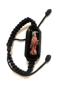 chavarrieta black thread bracelet pulsera roja de hilo de la santa muerte