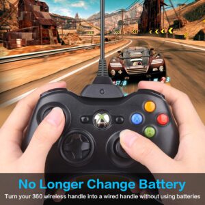 Charger for Xbox 360 Controller, USB Charging Cable Compatible with Microsoft Xbox 360 Slim Controllers Game