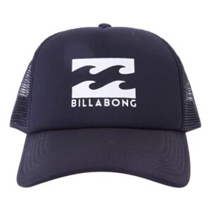 Billabong Men's Classic Trucker HAT, Black White, One Size