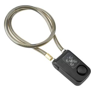 Bicycle Chain Lock, Motorcycle Alarm Lock, Alarm Lock, Road Bike for Indoor and Outdoor use for Electric Bike Motorcycle