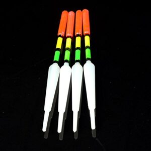 15PCs Fishing Floats Bobbers Slip Drift Tube Slide Slip Oval Sticks with Rubbers Assorted Sizes, Fishing Gears for Bass Trout Salmon Attractants Frogs, Fishing Accessories, Gifts for Men Fisherman