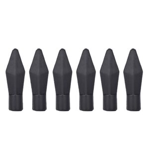 cchude 25 pcs soft rubber practice arrowhead safety glue on target arrow tips for shooting practice hunting game