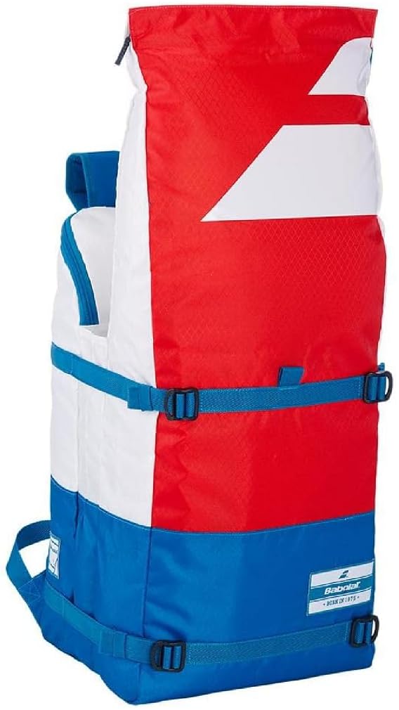 Babolat EVO 3 + 3 Tennis Backpack (White/Blue/Red)